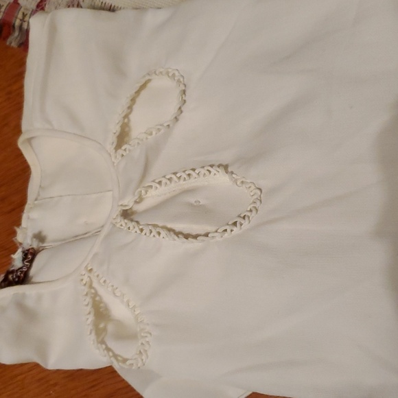 Acron and cotto | Tops | Vintage White Button Back Blouse | Poshmark